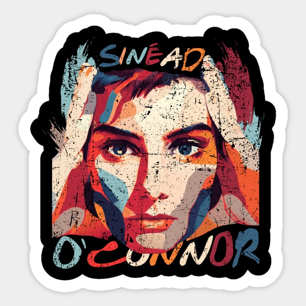 Sinéad O'Connor Pop Art - Sinead Oconnor - Sticker | TeePublic